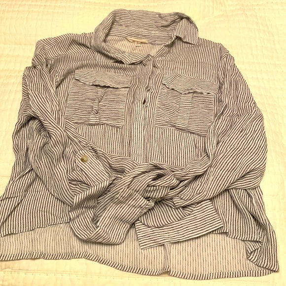 Sim & Sam | Tops | Sim And Sam Shirt Button Up Large Euc | Poshmark
